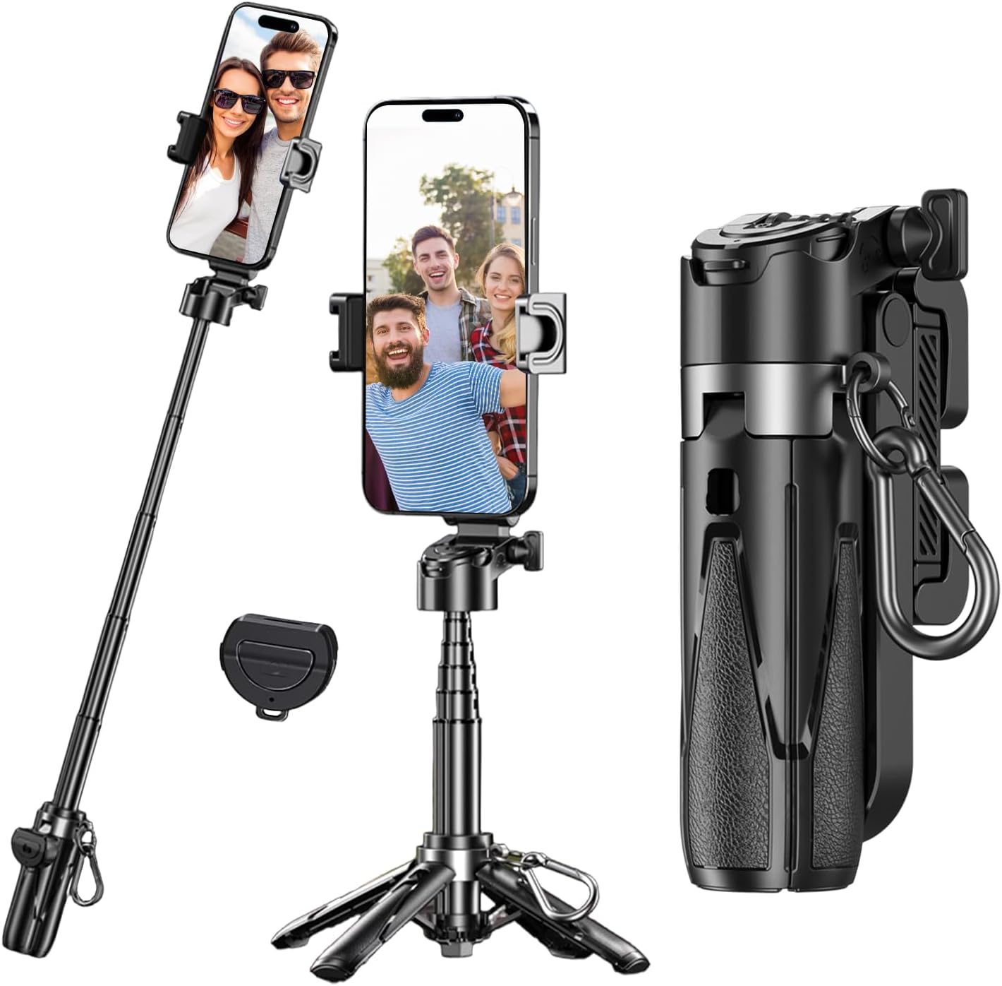 Amazon.com : Pocket Phone Tripod for Video Vlog Recording, 3-in-1 for ...