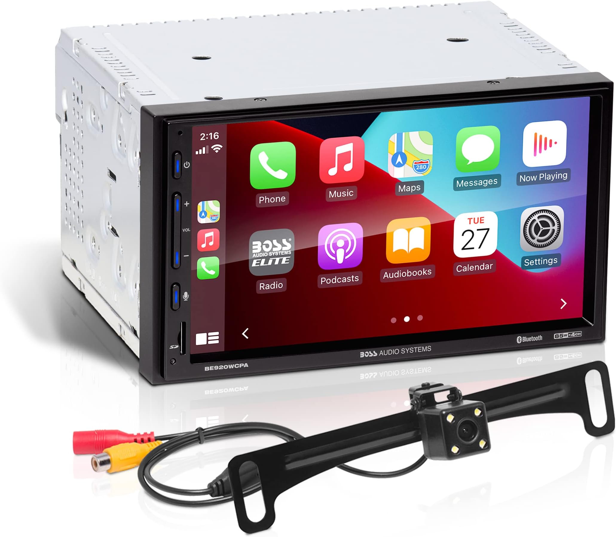 Amazon.com: BOSS Audio Systems Elite BE7ACP.X Double DIN Car Stereo ...