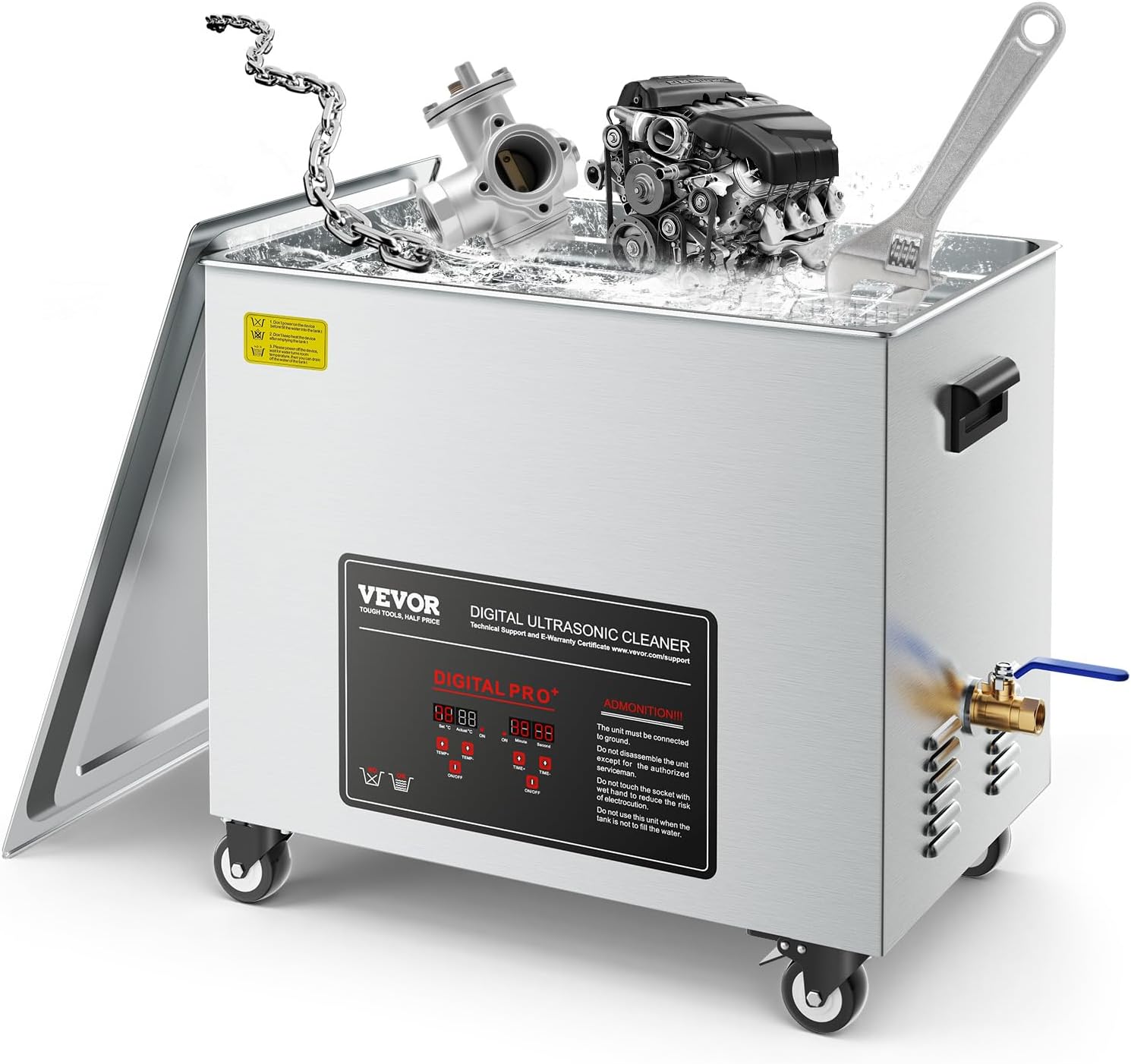 Vevor 50l Ultrasonic Cleaner Professional Ultrasonic Cleaner Machine ...