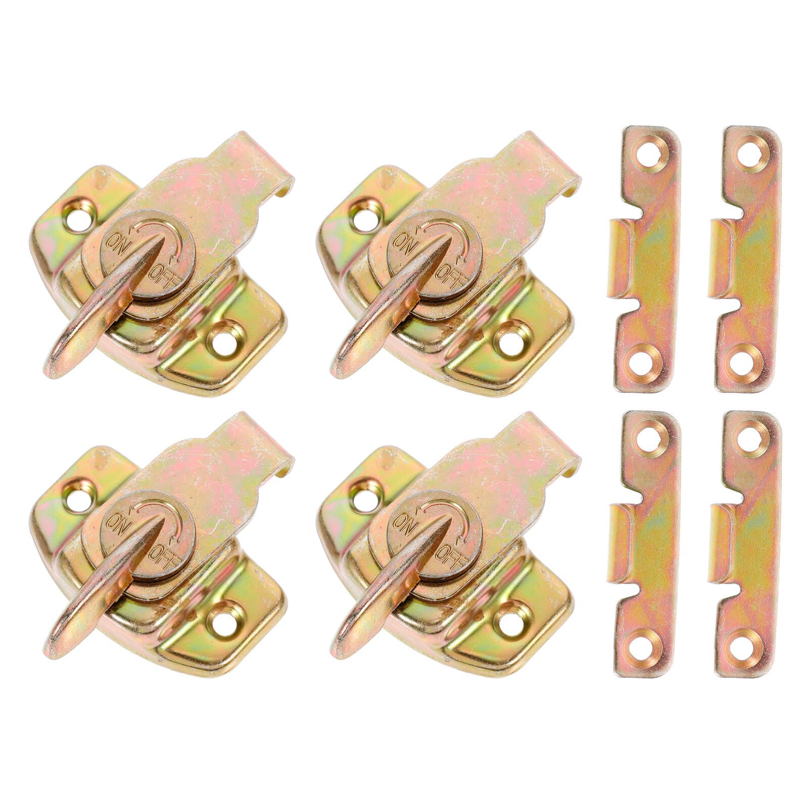 Lock Laces TEHAUX 4Pcs Buckles Locking Iron Table Connector For Cabinet ...