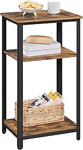 Amazon.com: Yaheetech Large 3-Tier Tall End Table, 30 Inches High Side ...
