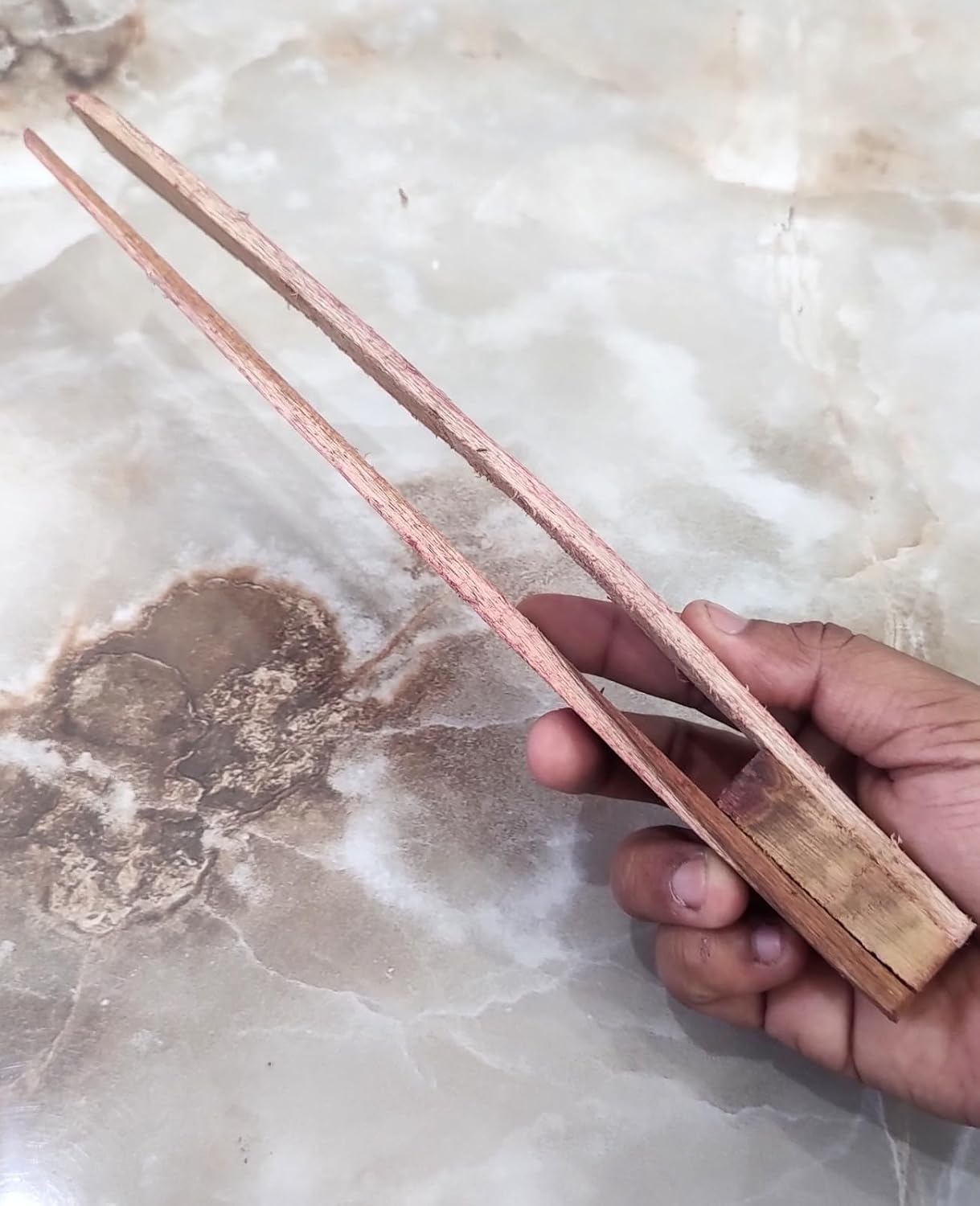 Amazon.com: Ganga Nautical Wooden Tong,Roti Chimta | Chappati Tong for ...