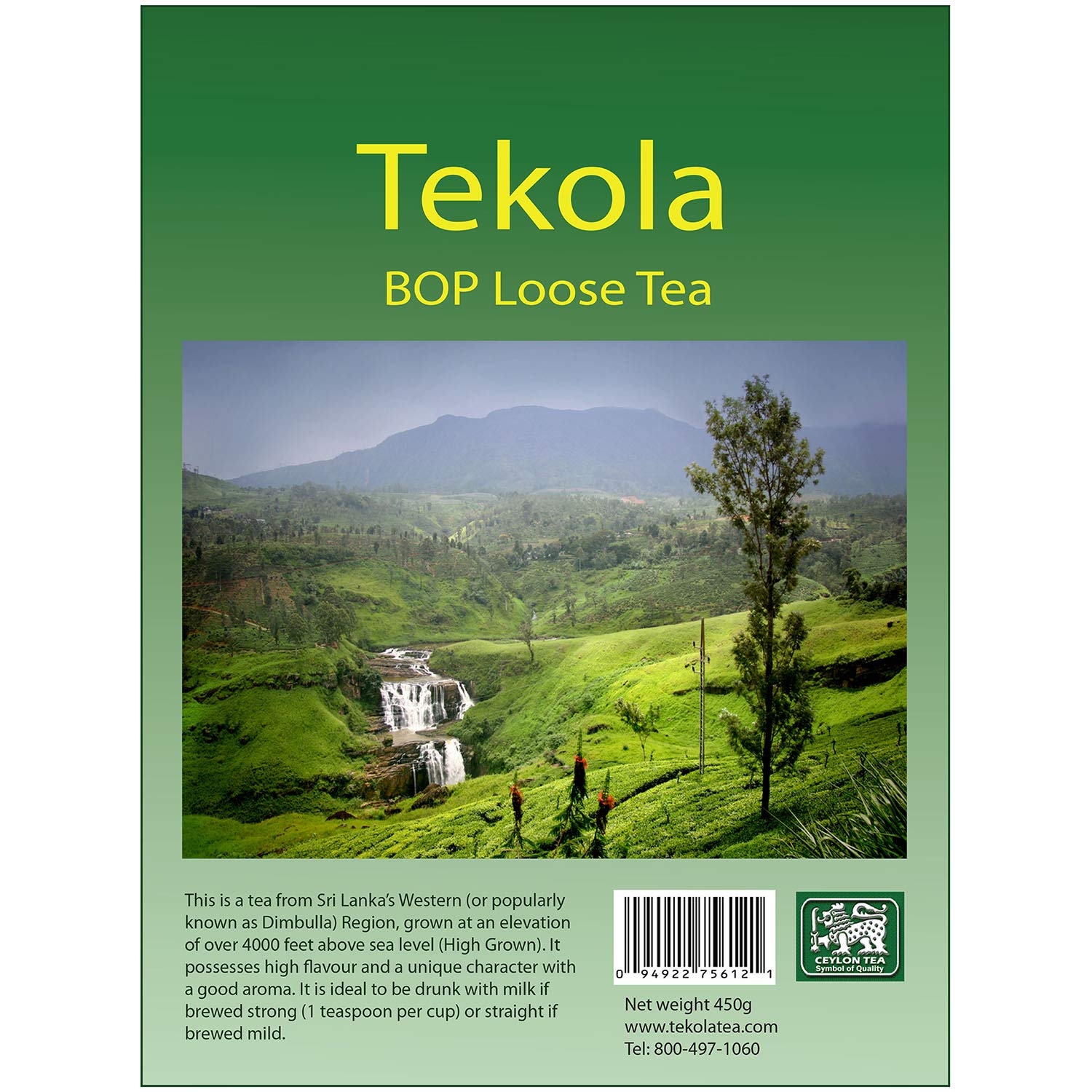 Buy tekolaTea Co. - Broken Orange Pekoe Fannings (NOT SWEEPINGS ...