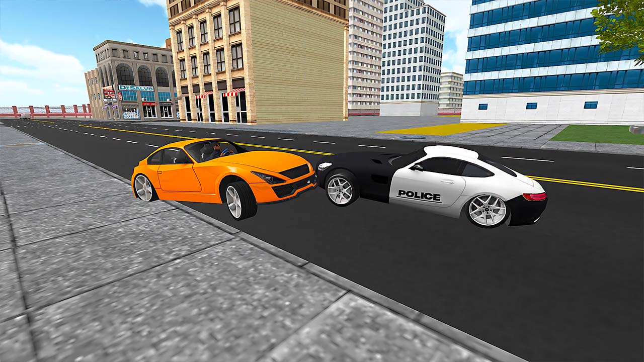 Police Car Chase Simulator 3D: Gangster Escape Driving Game - App on ...