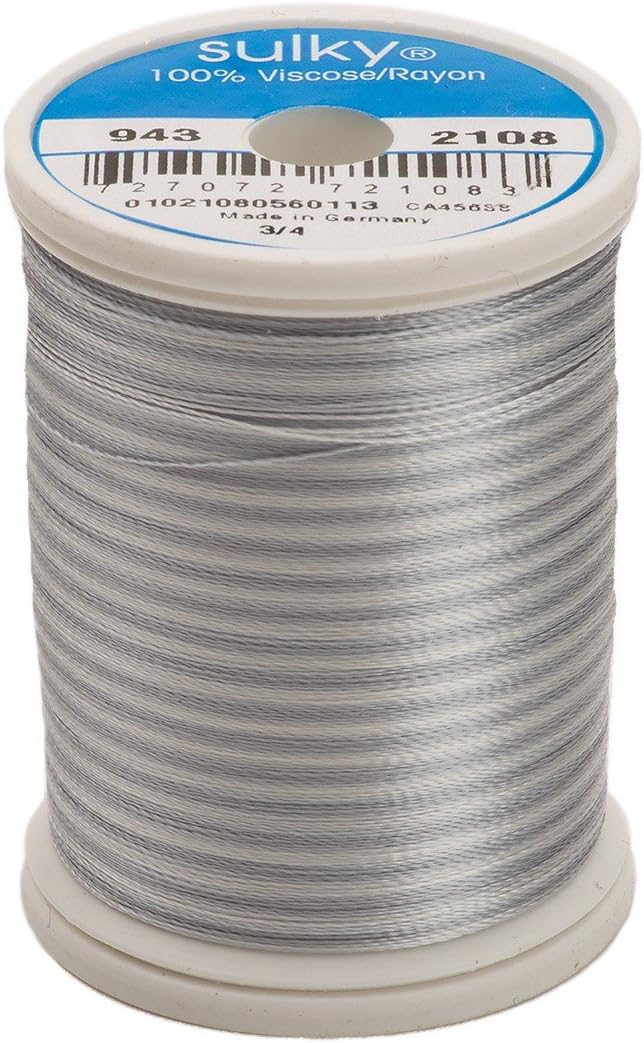 Amazon.com: Sulky Of America 268d 40wt 2-Ply Variegated Rayon Thread ...