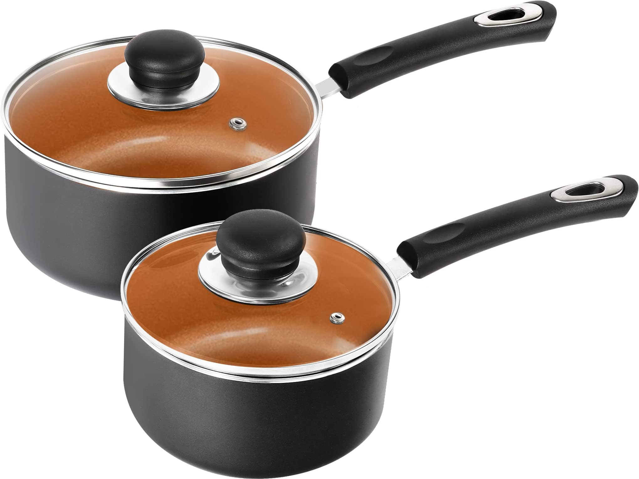 Amazon.com: Utopia Kitchen 1 Quart Detachable handle Nonstick Saucepan ...