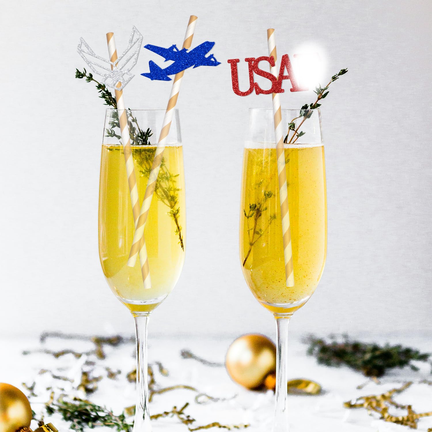 Snapklik.com : USAF Paper Straw Decor, Air Force Theme Party ...
