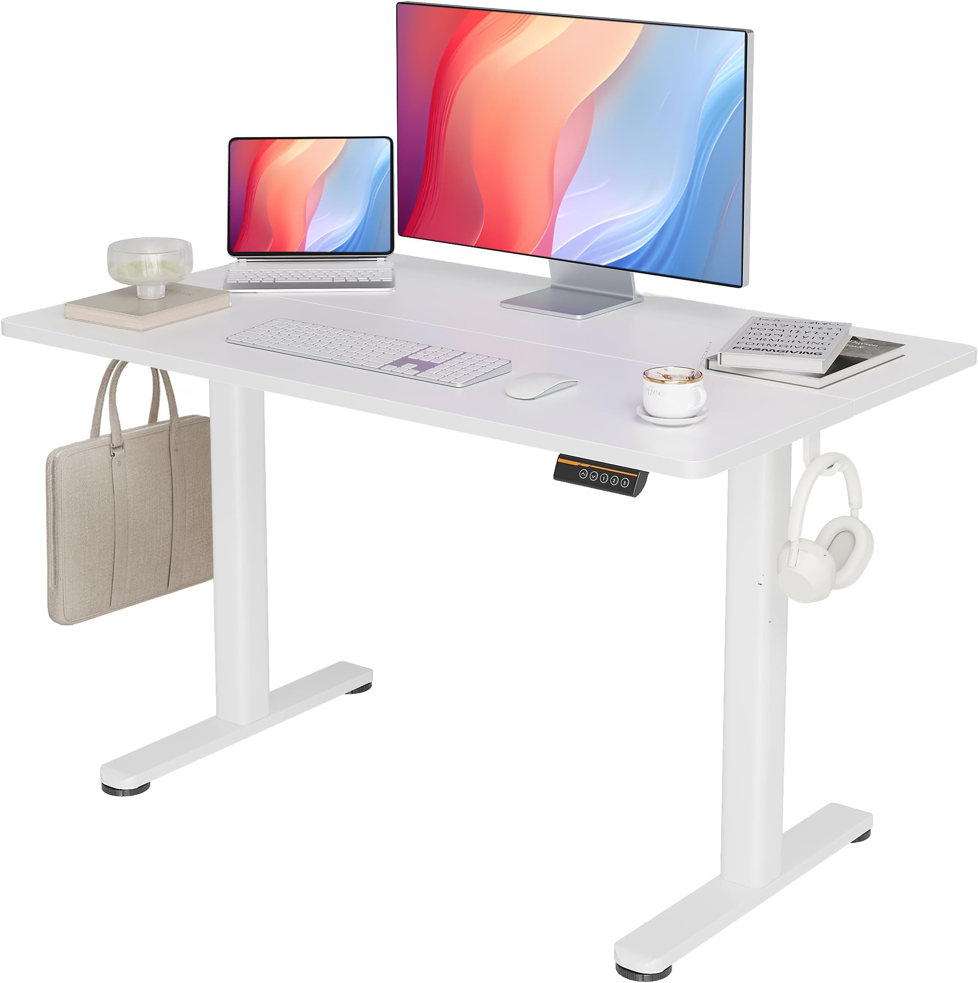 Amazon.com: STARY Electric Standing Desk Adjustable Height Sit Stand ...