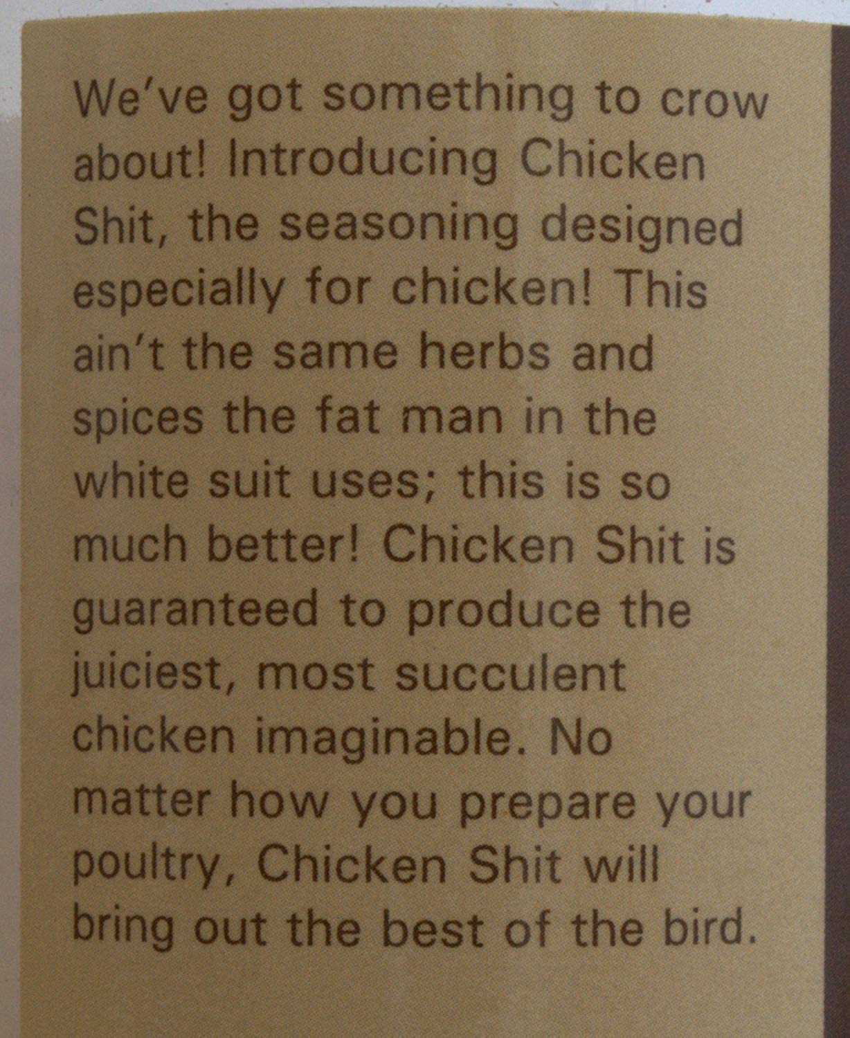 Snapklik.com : Chicken Shit Poultry Seasoning