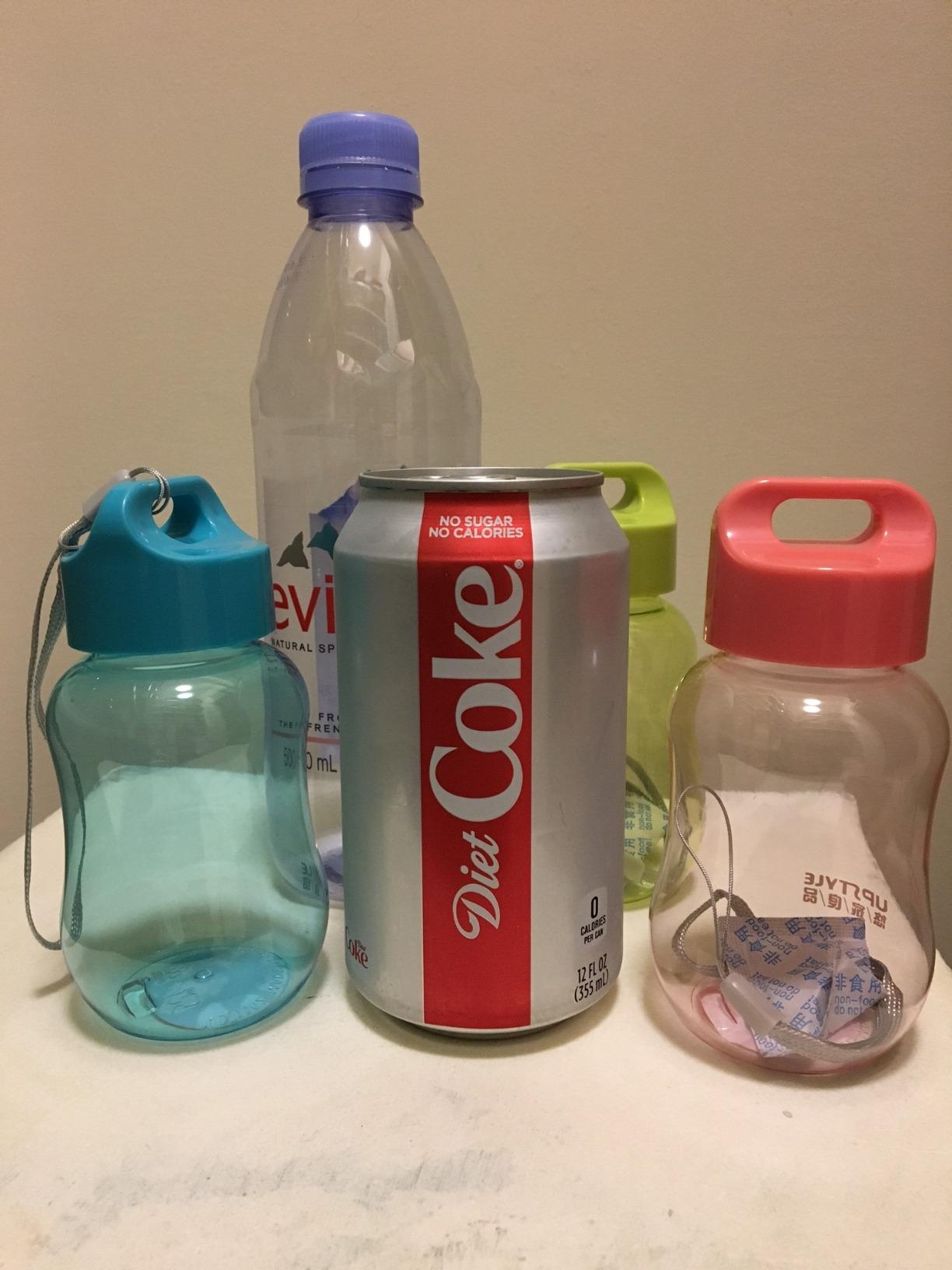 Amazon.com: UPSTYLE Mini Plastic Coffee Travel Mugs Water Bottle Sports ...