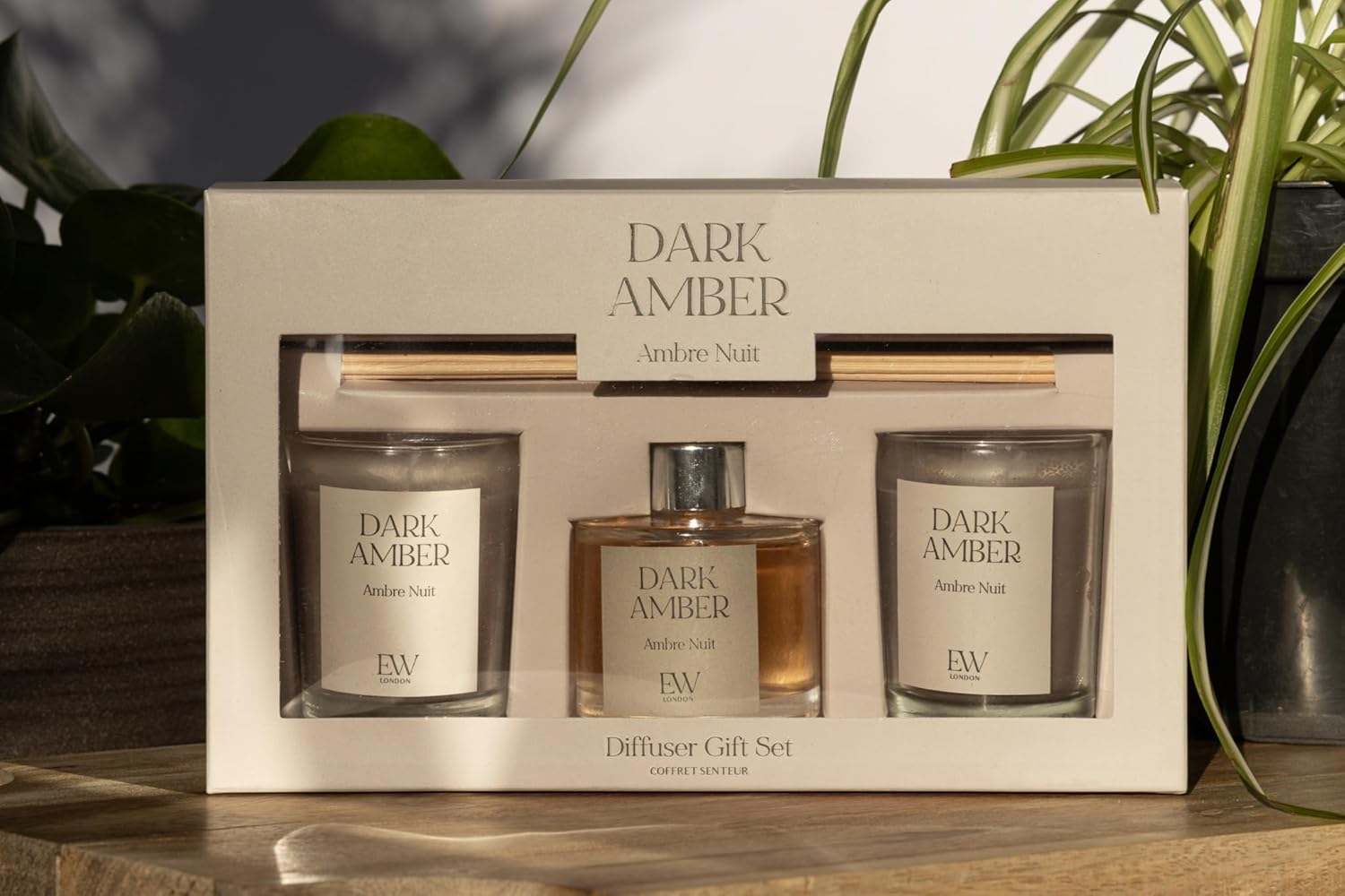 Marco Paul Diffuser and Candle Gift Sets Cotton Cedarwood Vanilla Amber ...