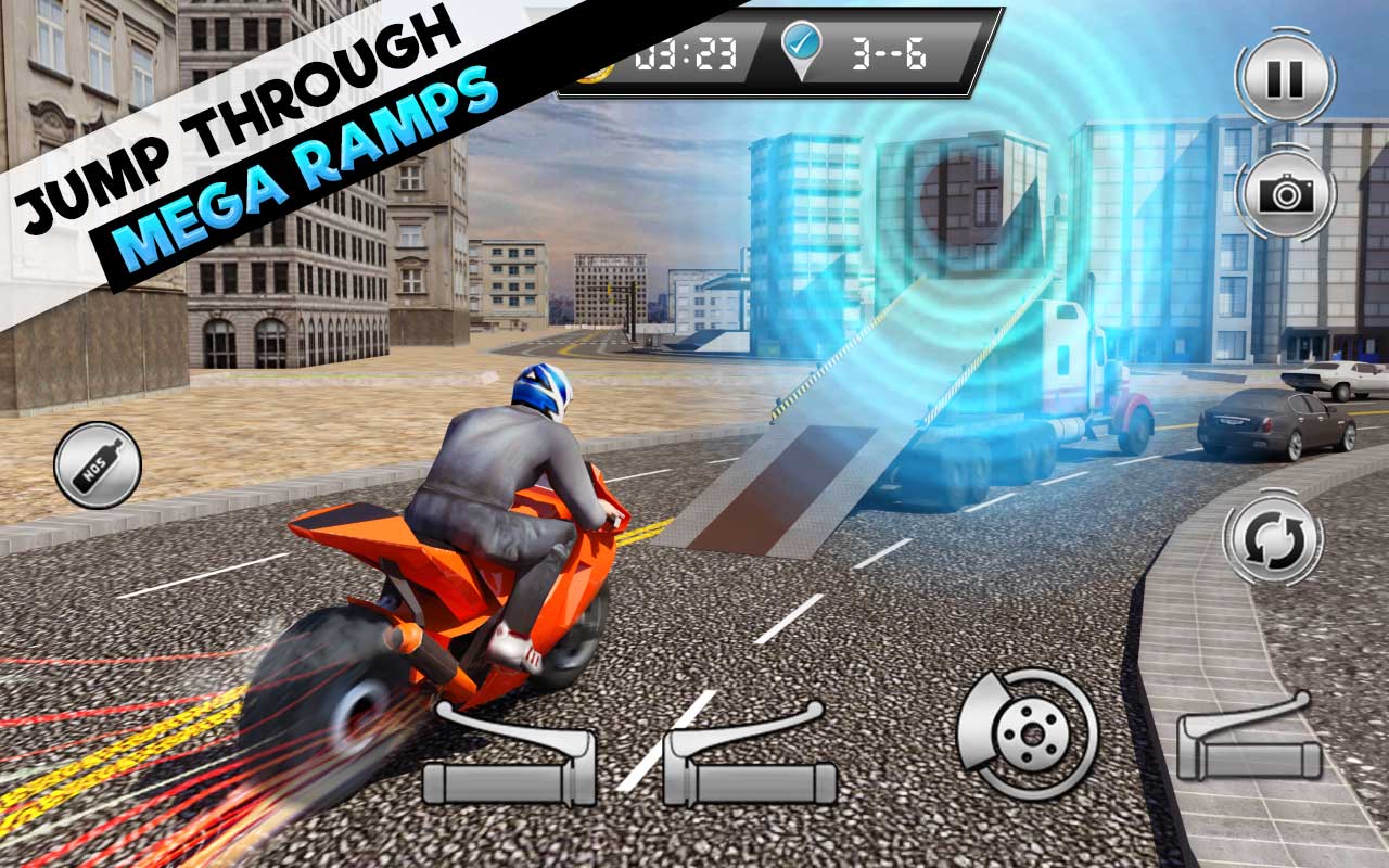 Robot Transform Muscle Car Racing on Mega Ramp Truck: 6x6 Trucks ...