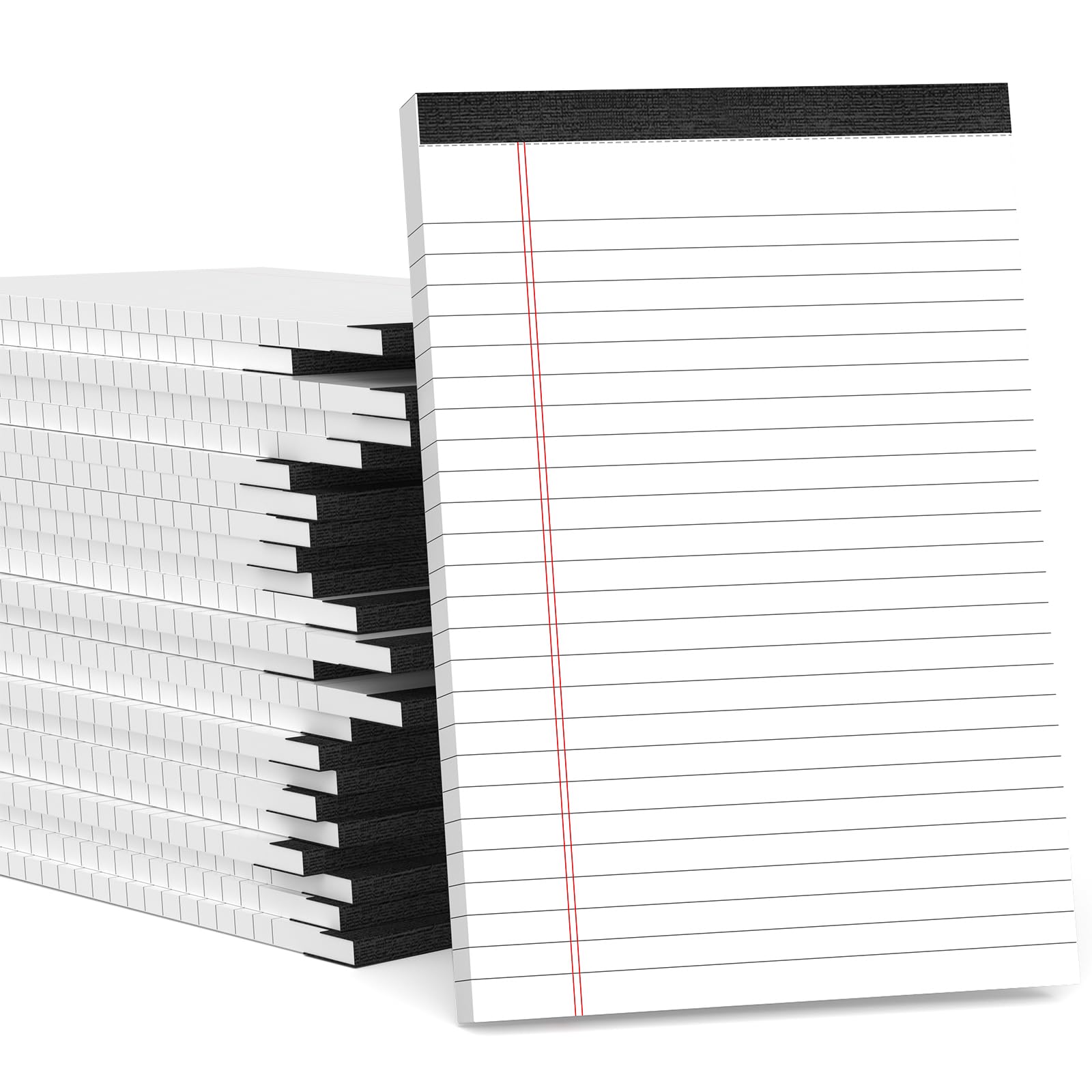 Snapklik.com : 24 Pack Small Legal Pads 5x8 White Note Pads 5x8 College ...