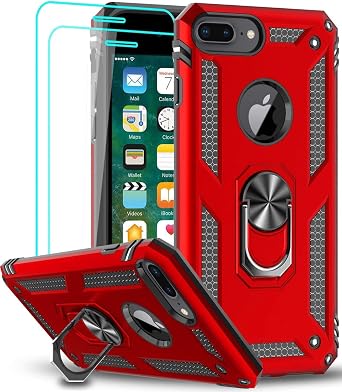 Amazon.com: LeYi Compatible for iPhone 8 Plus, 7 Plus, 6 Plus Case with ...