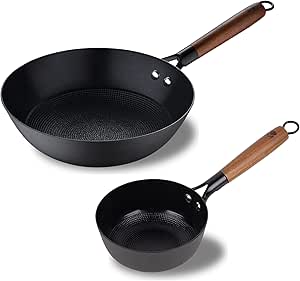 MasterPRO Odín 2-Piece Cookware, Pot 16 cm and Wok 24 cm, Made of ...
