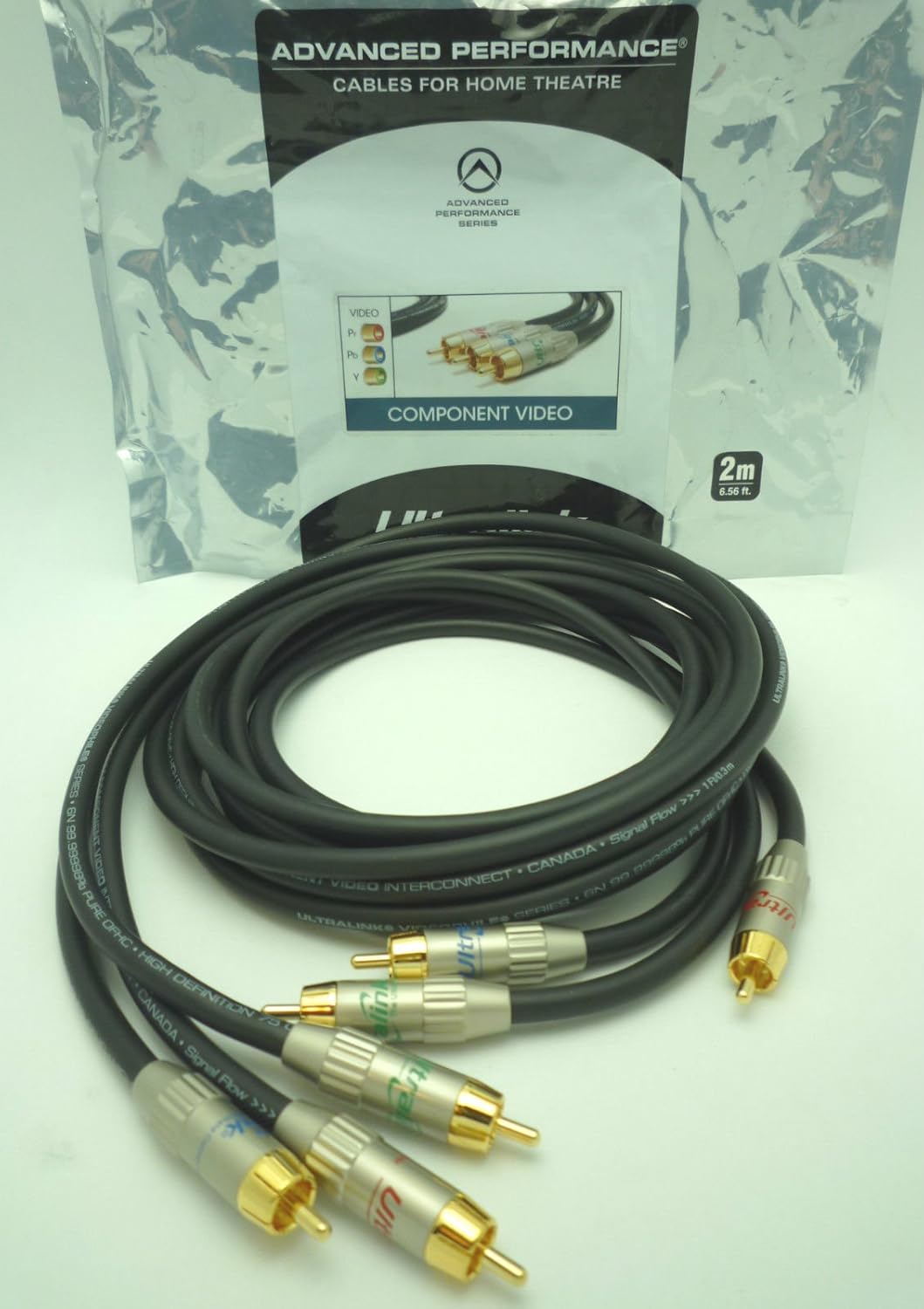 Amazon.com: Ultralink VCV-2M Videophile Component Video Cable (2M ...