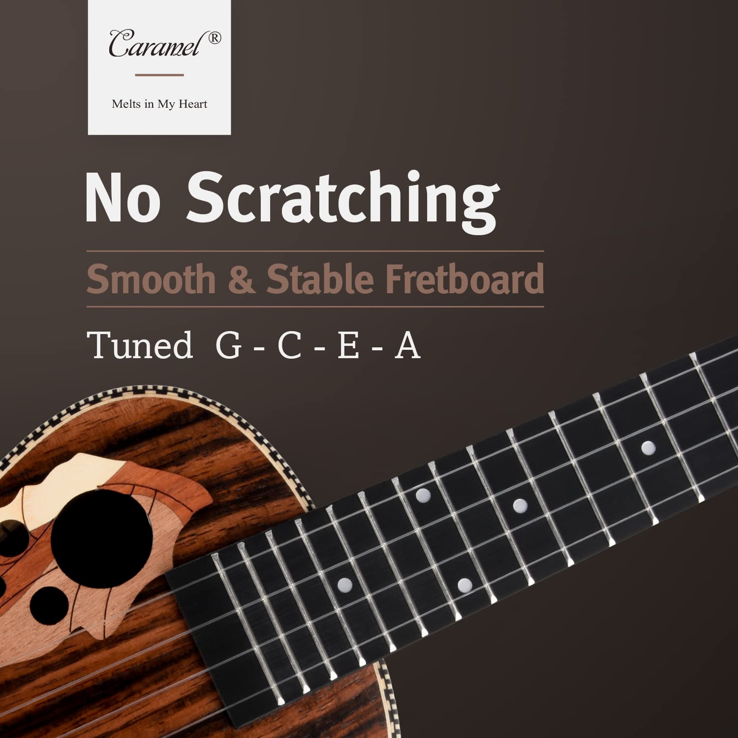 Snapklik.com : Caramel Concert Ukulele