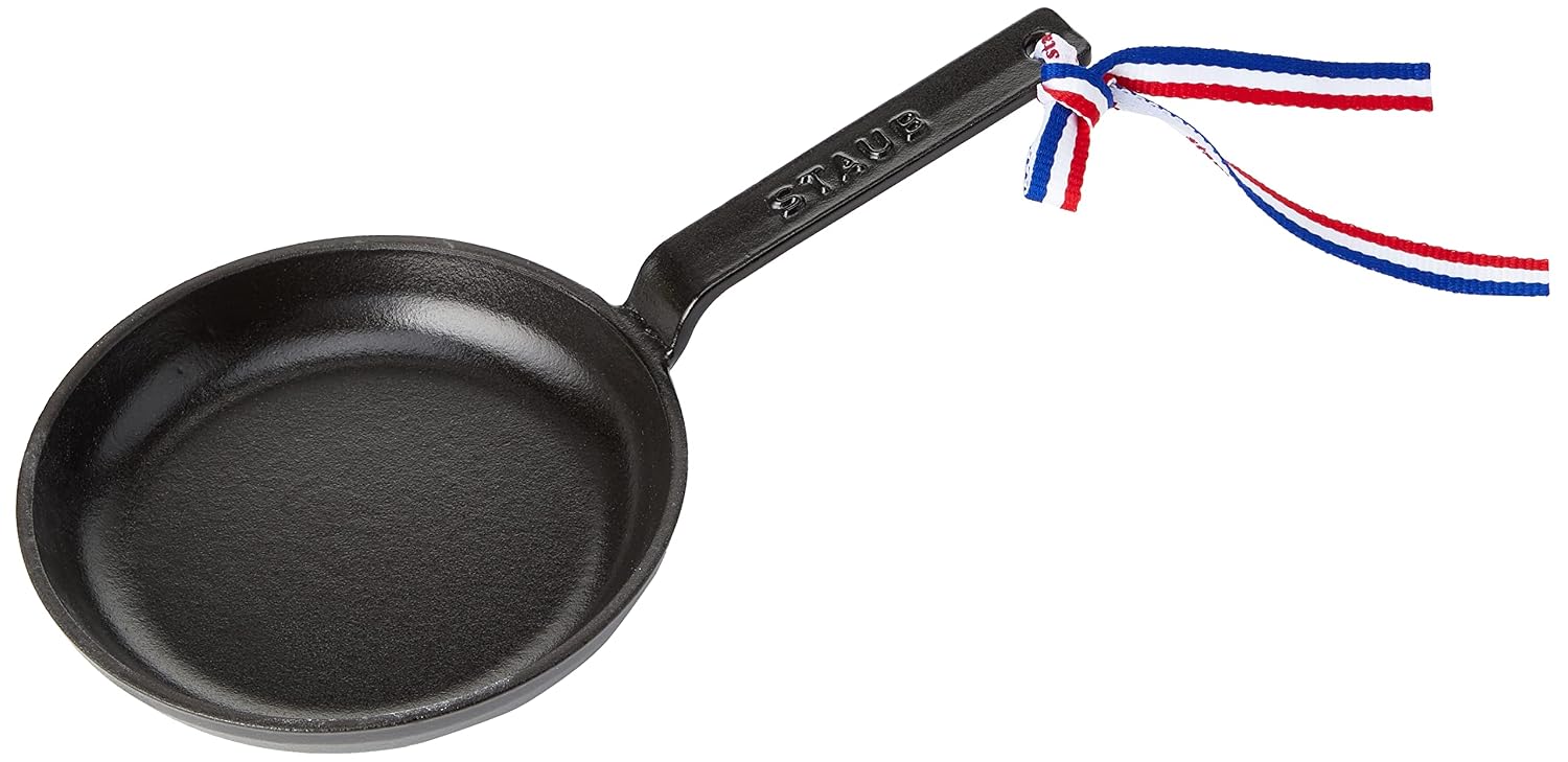 Buy STAUB Cast Iron Mini Frying Pan, Black, 12 cm Online at Low Prices ...