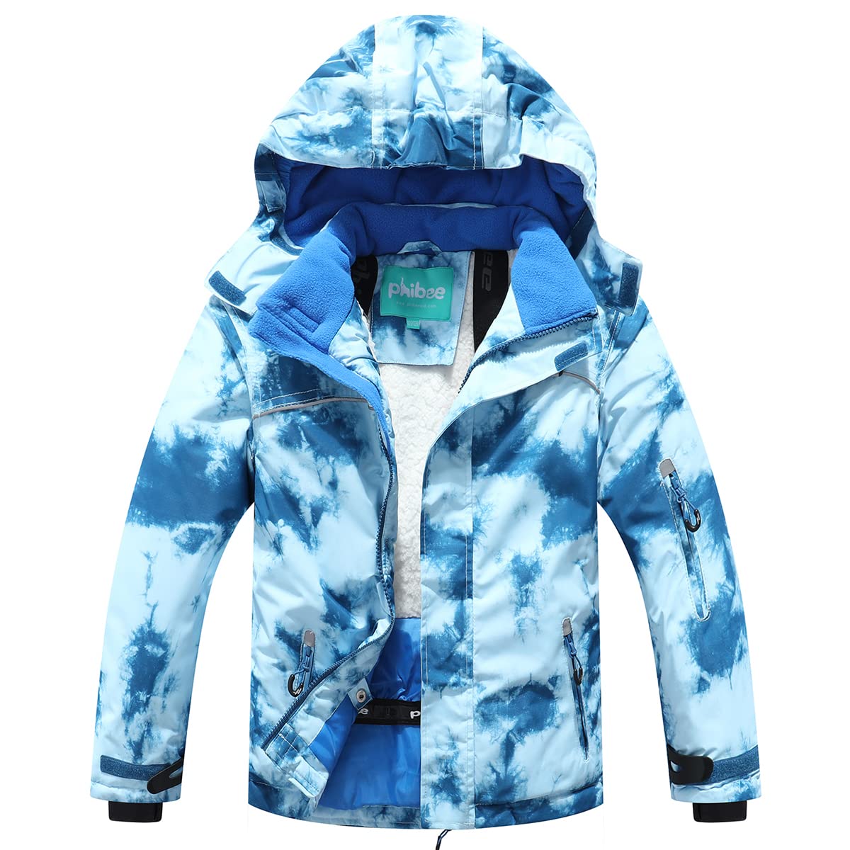 Snapklik.com : Big Boys Waterproof Breathable Snowboard Ski Jacket ...