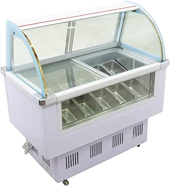 Amazon.com: HQHAOTWU Commercial Hard Ice Cream Cabinet Ice Cream ...
