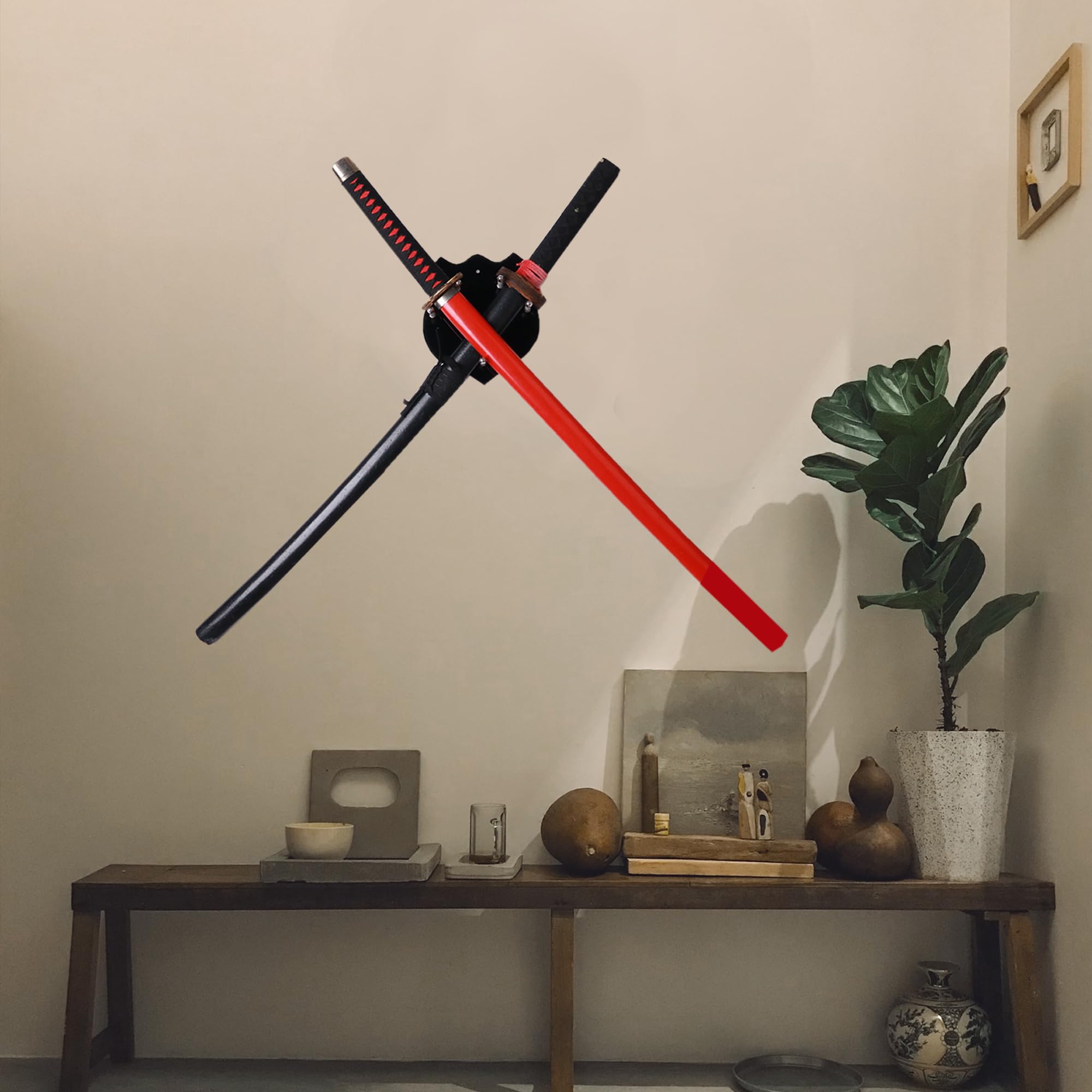 Acrylic Wall Mount Sword Plaque HHUXIUE Wall Mount Sword Display ...