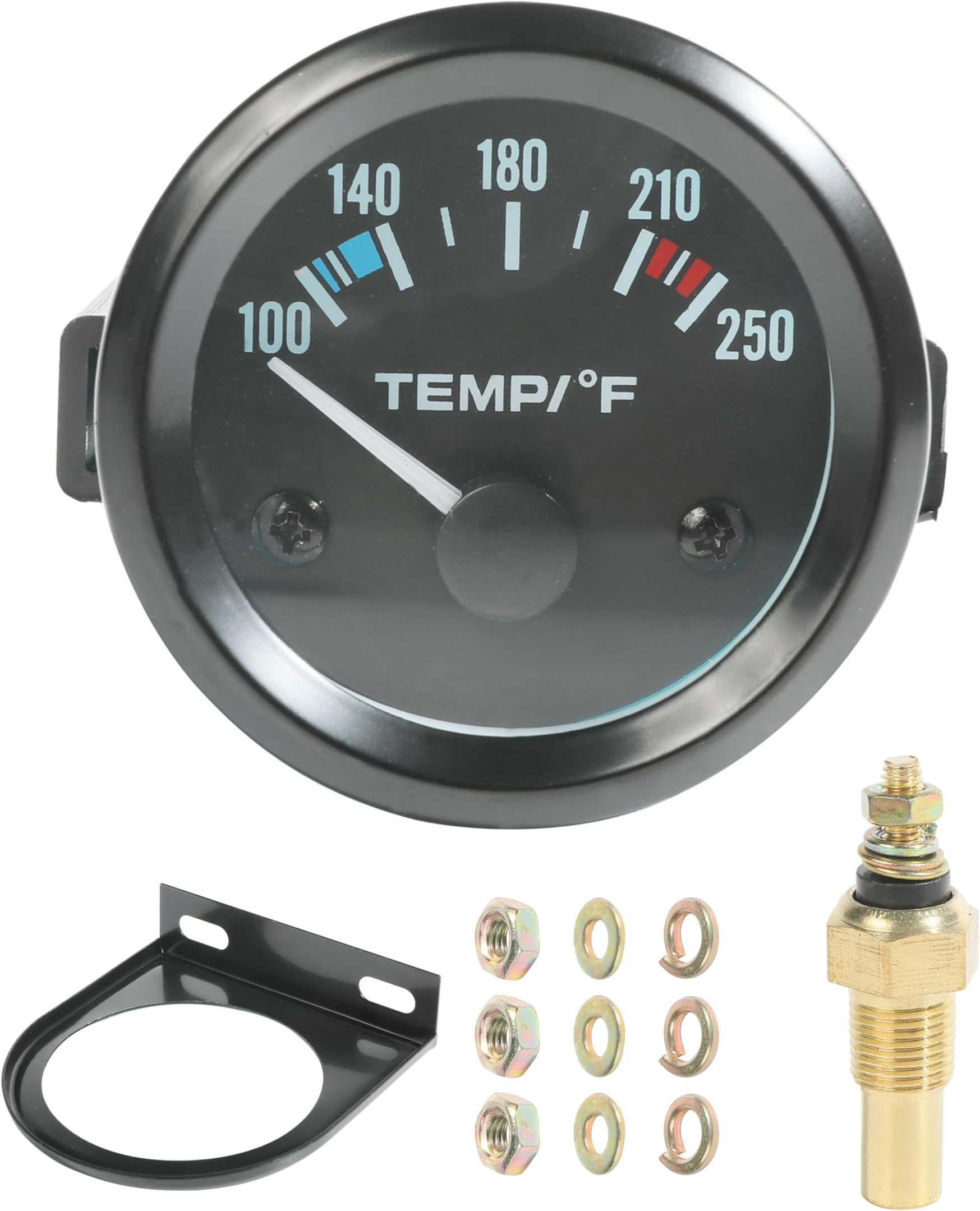 Amazon.com: UBOG Water Temp Gauge,2" 52mm Water Temp Gauge,100-250 ...
