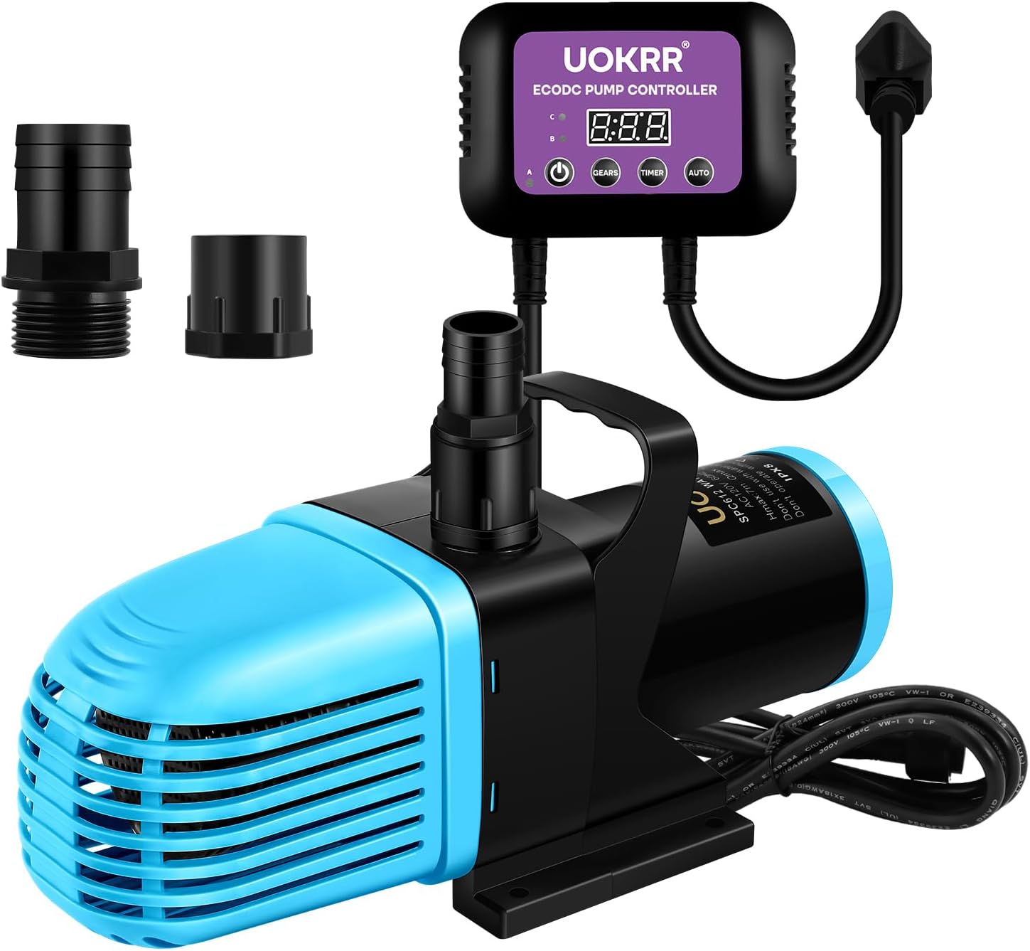 Amazon.com: 91018 3000 GPH Submersible Pond Water Pump w/ 20 FT Power ...