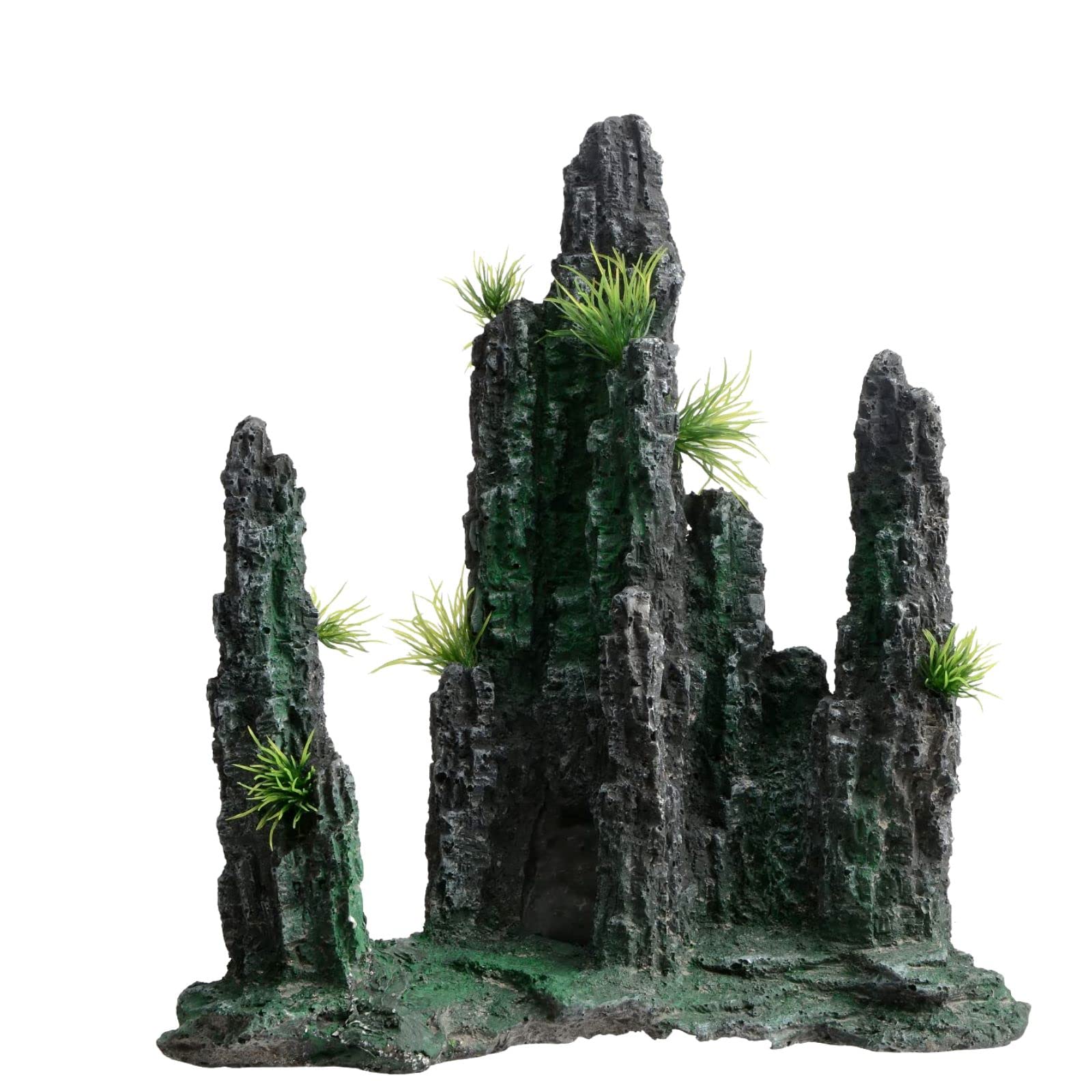 Amazon.com: Saim Aquarium Large Mountain View Stone Fish Tank ...