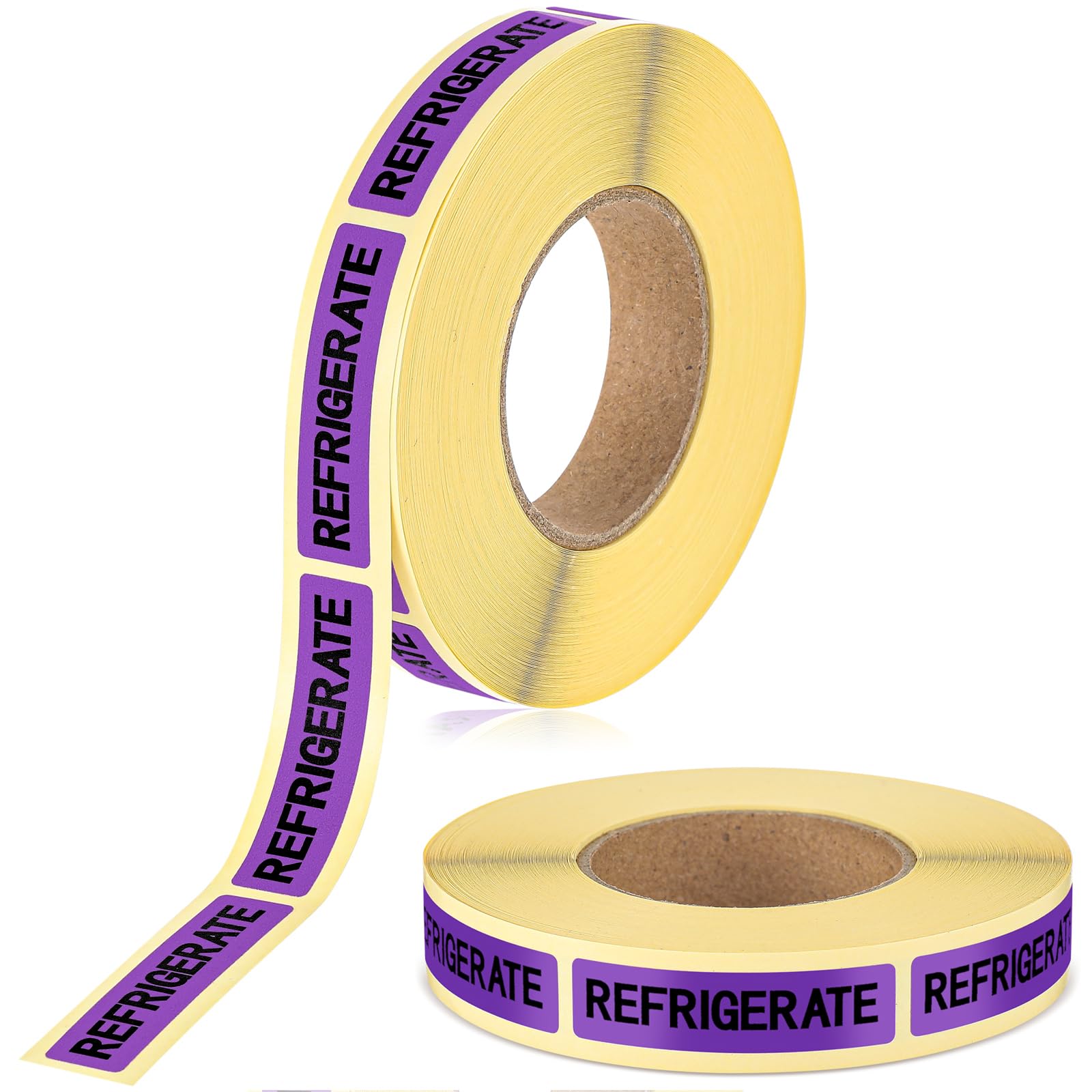 Amazon.com: Saypacck 500 Pcs Keep Refrigerated Stickers 0.39" x 1.57 ...