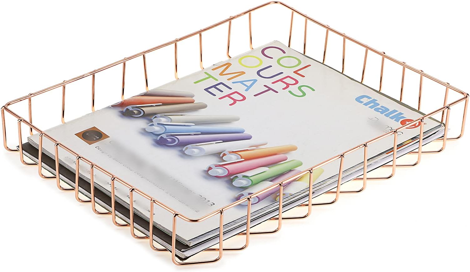 Amazon.com: BTSKY Multipurpose A4 File Tray Natural Water Hyacinth Desk ...