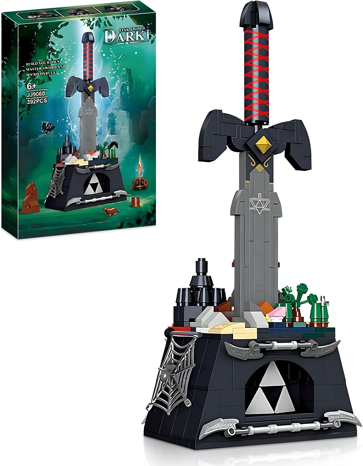 Amazon.com: Finger Rock Master Dark Sword Building Blocks Set, Legend ...