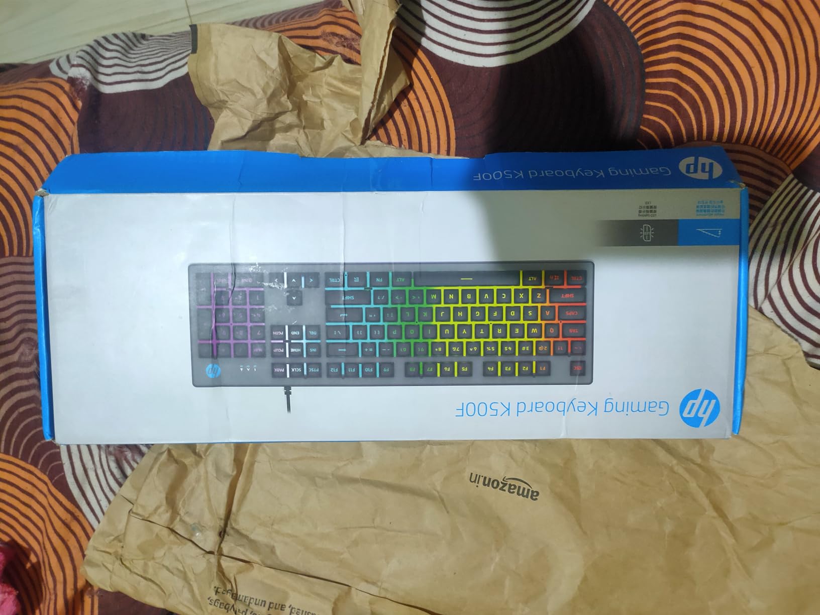Amazon.in: Buy HP (Renewed) K500F Backlit Membrane Wired Gaming ...