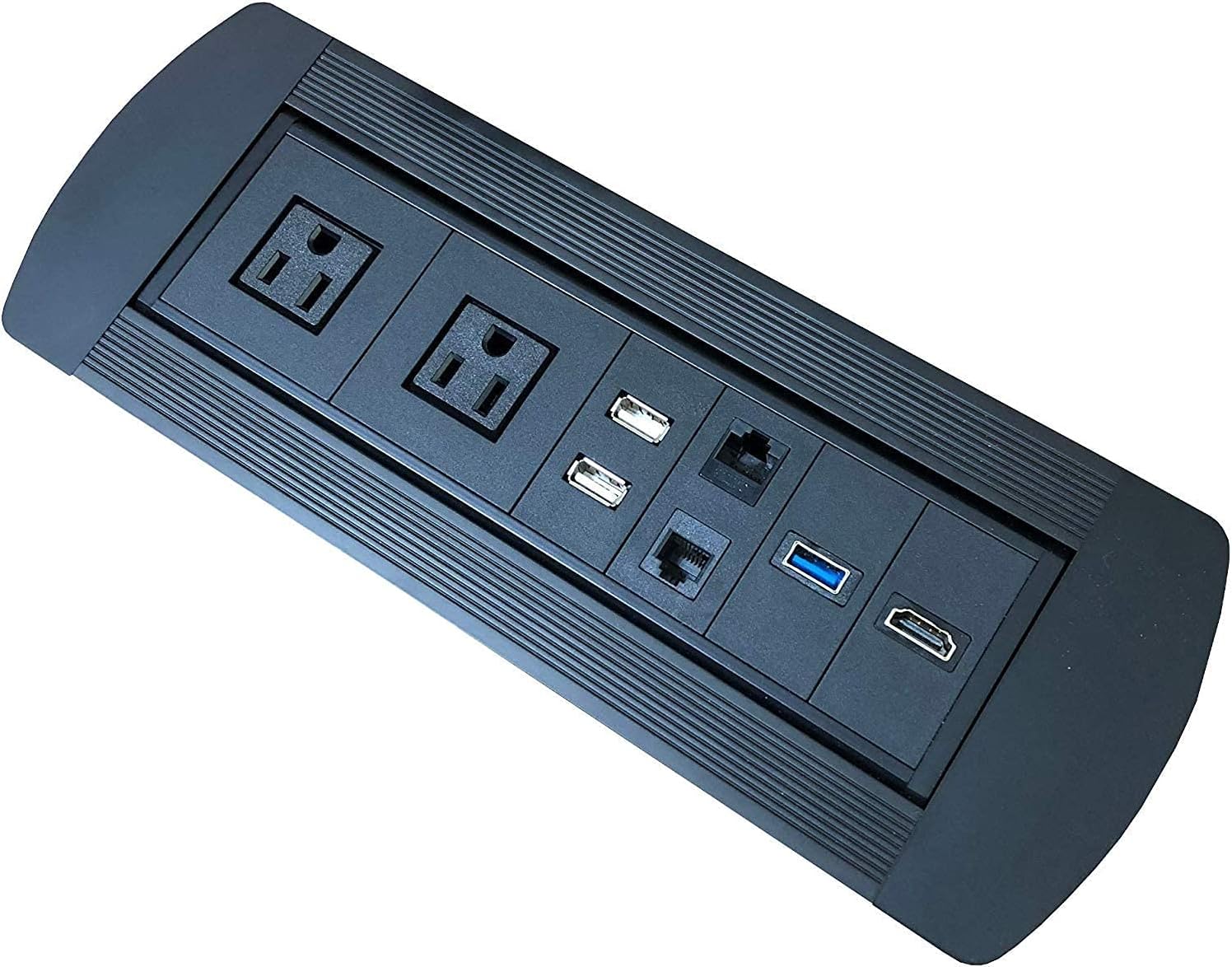 Amazon.com: Impecgear Power Plug in-Desk Power Center Table Top Grommet ...