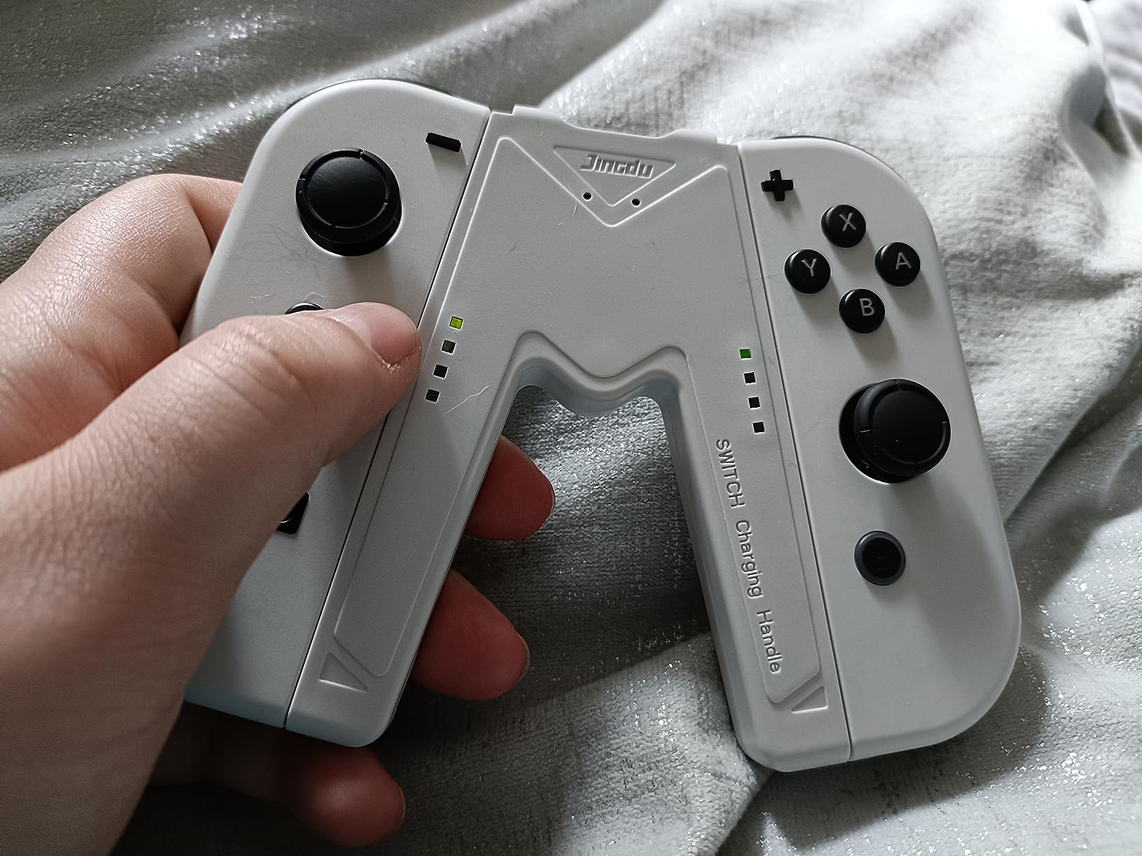 JINGDU Joy Con Charging Grip Handle for Nintendo Switch/OLED, Joystick ...