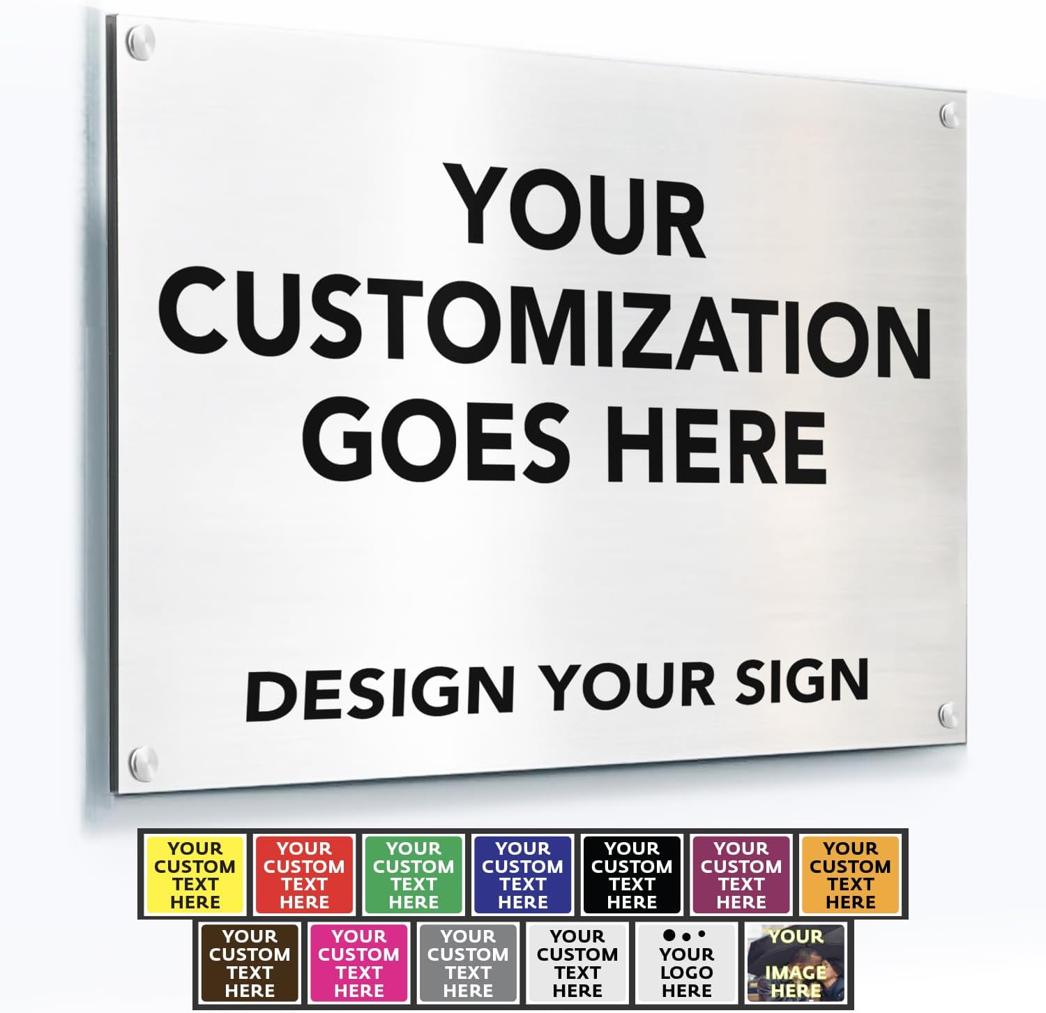 Amazon.com: Custom Outdoor Metal Signs, Personalized Aluminum Signs ...