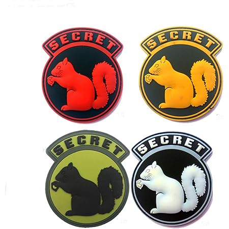 Amazon.com: Mil-Spec Monkey Secret Squirrel PVC Patch-Multicam