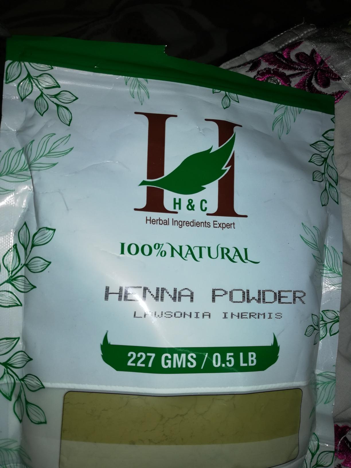 Buy H&C Herbal Ingredients Expert Natural Henna Powder (227 Gm) for ...