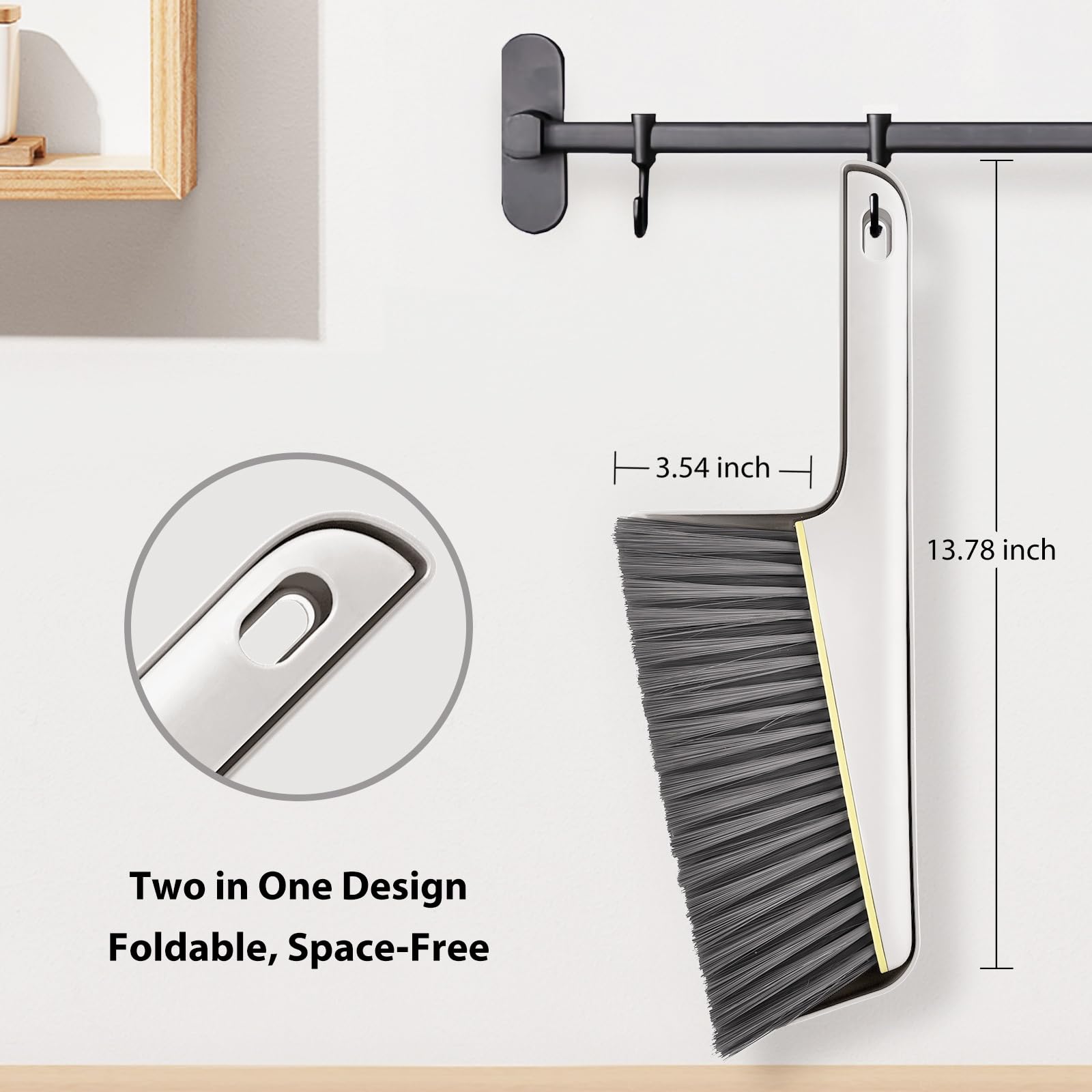 Snapklik.com : Hand Small Broom And Dustpan Set, Compact Handheld Dust ...