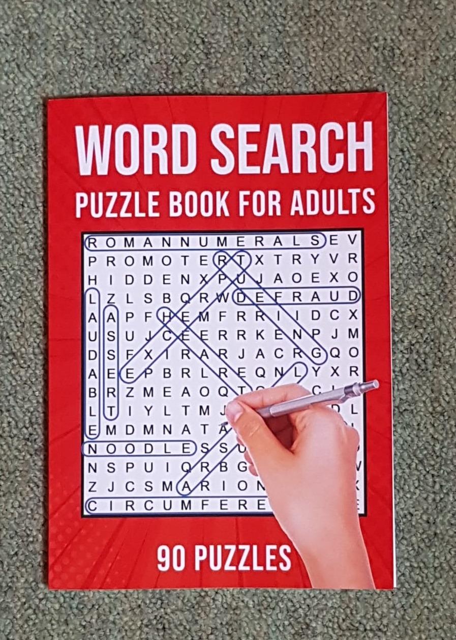 Word Search Puzzle Books for Adults: Wordsearch Activity Book | 90 ...