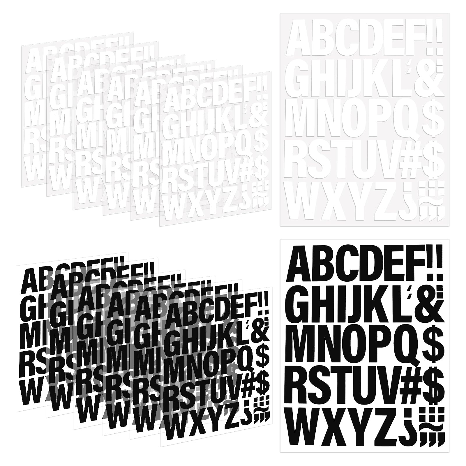 Snapklik.com : Iron On Letters Heat Transfer Letters 10 Sheets 2 Inch ...