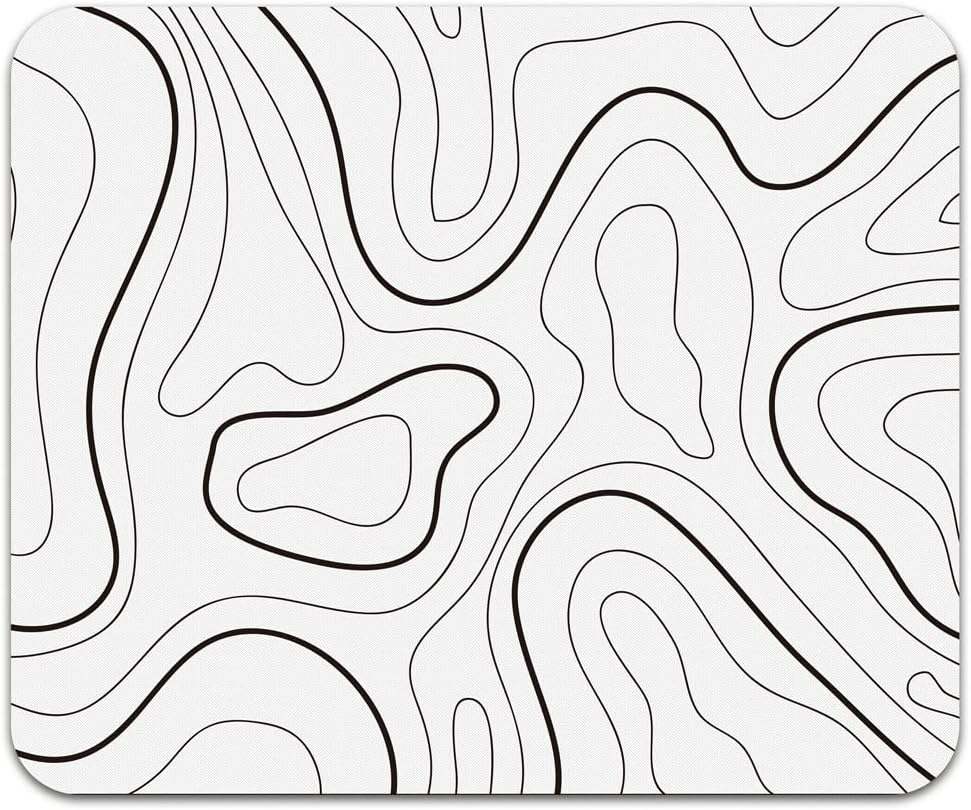 Amazon.com: Audimi Topographic Contour Mouse Pad, Minimalist ...