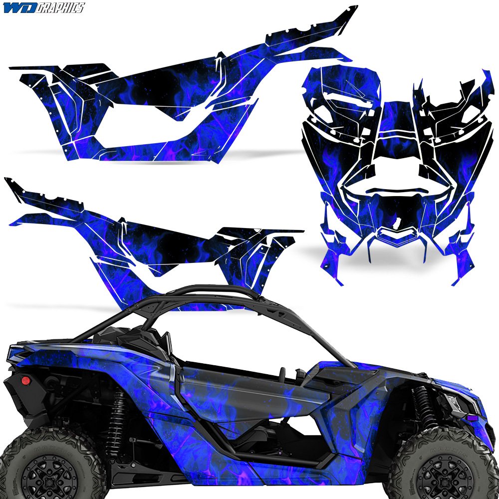 Amazon.com: Wholesale Decals UTV Graphics kit Sticker Decal Compatible ...