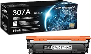 Amazon.com: 1 Pack 307A Black Toner Cartridge (with Chip) | Replacement ...