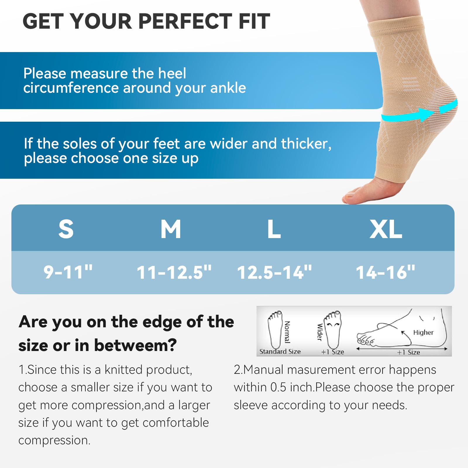 Snapklik.com : INDEEMAX 2 Pack Ankle Brace For Sprained Ankle, Arch ...