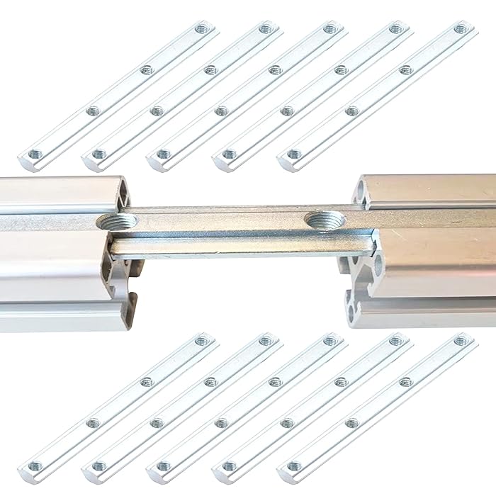 6mm T-slot Extrusion Brackets BLCCLOY 10-Pack Aluminum Extrusion ...