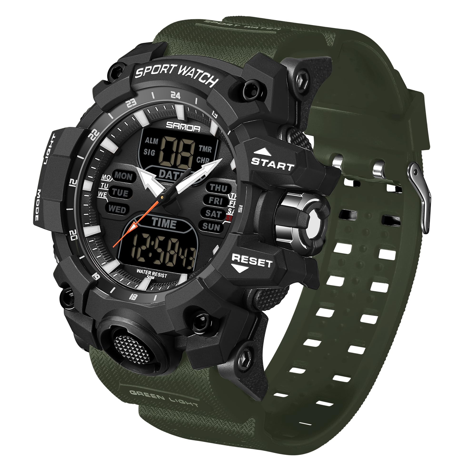 findtime Mens Sports Watch Military Watches for Men Waterproof Watch ...