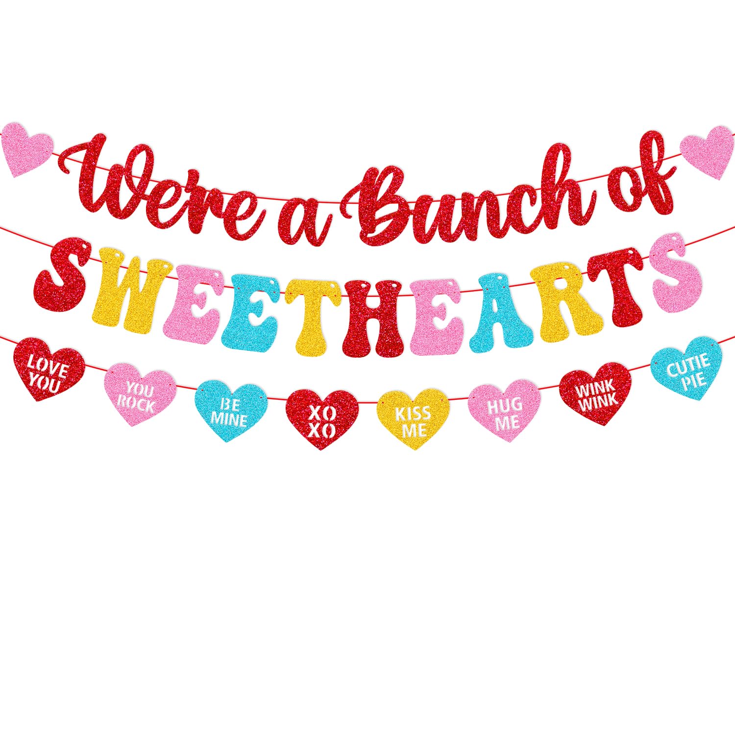 Amazon.com: We’re A Bunch of Sweethearts Banner Valentine’s Day ...