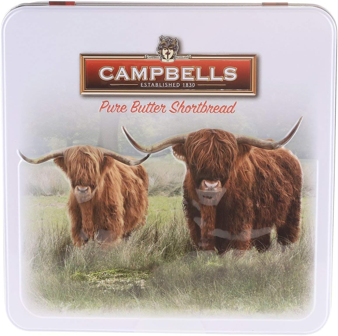 Campbell's Shortbread - 200g Highland Cow Tin : Amazon.co.uk: Grocery