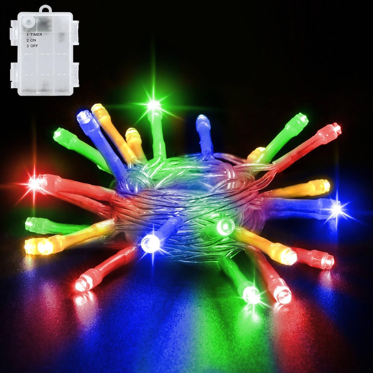 cshare Battery Fairy Lights, 3M 30 LED Fairy Lights Battery Operated with Timer, IP65 Waterproof ...