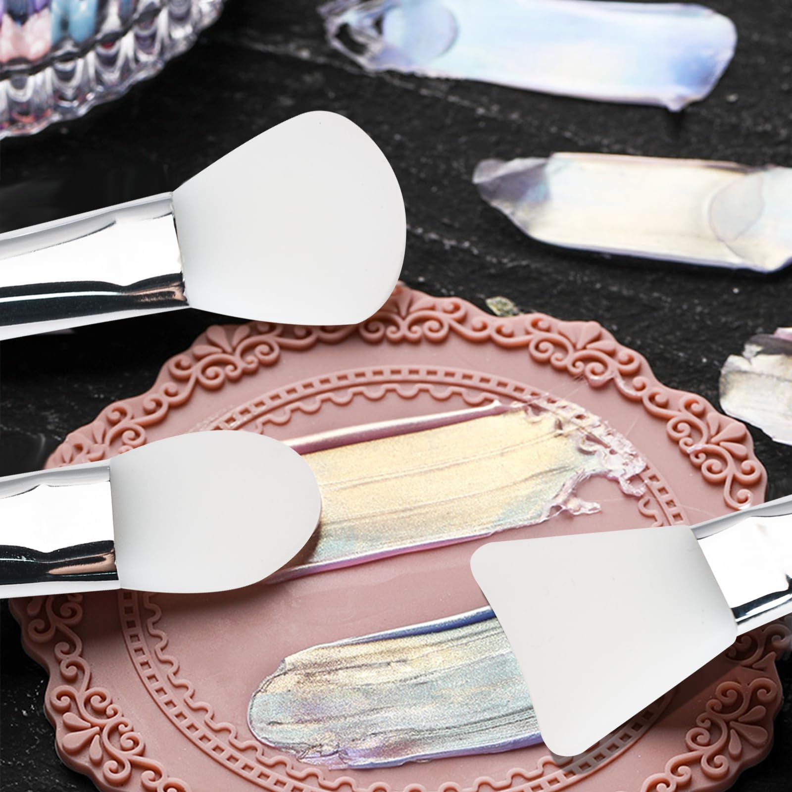 Snapklik.com : Silver Sealing Wax Stamp Scrapers Spoon Shaped Ball ...